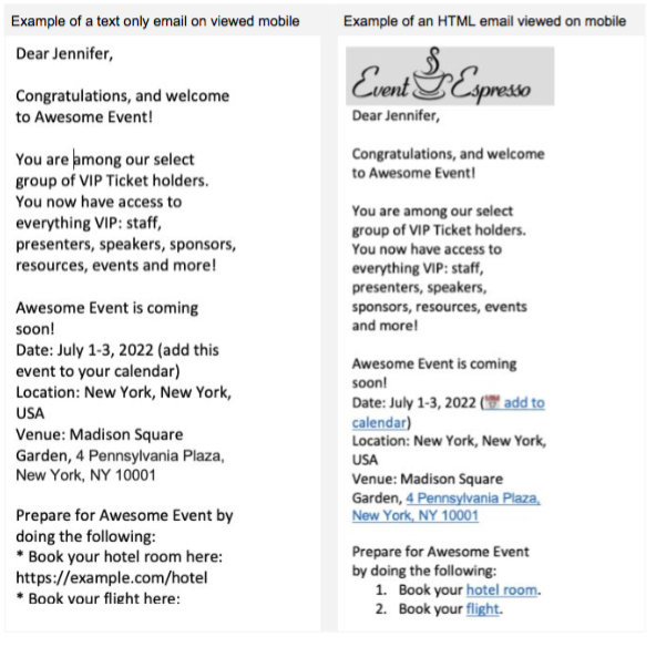 Guide To Crafting The Perfect Event Confirmation Email Event Espresso